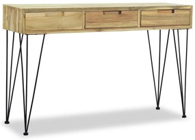vidaXL Marketos Odkládací stolek, masivní teak, 120x35x76 cm