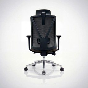 Ergonomická kancelářská židle hnědá VECTOR