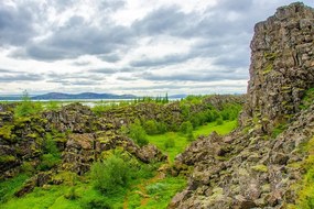 Samolepící fototapeta Národní park Thingvellir - 450x300 cm