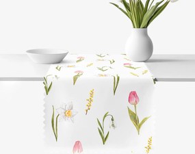 Goldea běhoun na stůl teflonový - dotek jara 35x140 cm