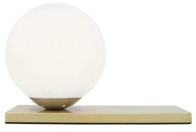 Nova Luce Stolní lampa JULIET opálové sklo, E14 1x12W