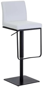 Barová židle Methow - umělá kůže | bílá