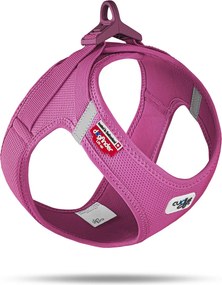 Postroj pro psy a kočky Curli CLAPS Air-Mesh Fuchsia Velikost: M