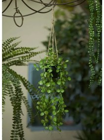 Emerald Umělý svícník závěsná rostlina 50 cm v květináči - Default Title