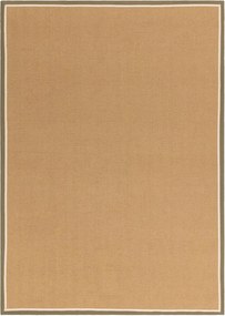 Khaki/v přírodní barvě oboustranný/ručně tkaný jutový koberec 200x290 cm Bordo Herringbone Khaki – Asiatic Carpets