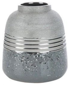 Váza NELI 03 stříbrná / šedá