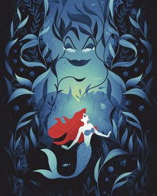 Komar Plakát Disney Ariel Ursula 40 x 50 cm