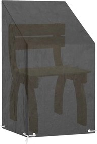 vidaXL Plachta na zahradní židle s 8 očky 65x65x80/120 cm polyethylen [319335]