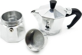 Bialetti Moka Express 3, na 3 šálky – klasická moka konvička na pravou italskou kávu