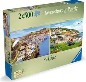 RAVENSBURGER Puzzle Picturesque Landscapes č.1: Yorkshire / 2x500 dílk