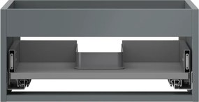 Mexen Box-A, závěsná skříňka 50 cm, 1 zásuvka, grafitová matná, 91AX0-0500-235-1-66