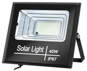 Aigostar - LED Stmívatelný solární reflektor LED/40W/3,2V IP67 + DO