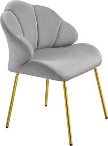 Křeslo Yaheetech – světle šedá, 55 cm (šířka) × 60,5 cm (hloubka) × 78 cm (výška), 100% polyester (267321129988)