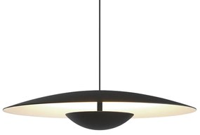 MARSET Ginger LED závěsné svítidlo, triak Ø32cm černá/bílá