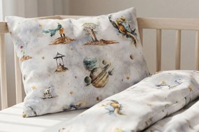 Bavlněné povlečení do postýlky Zasněný Malý princ Velikost: 95 x 130 + 45 x 65