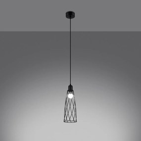 Sollux Lighting Závěsné svítidlo SUBA 1 černé