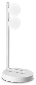Ideal Lux Designová stolní LED lampa PING PONG Barva: Bílá