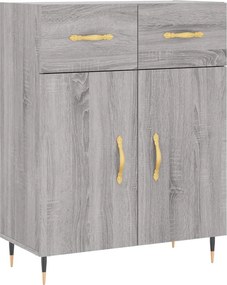 vidaXL Skříň highboard 69,5 x 34 x 180 cm kompozitní dřevo [3199863] Barva: hnědý dub