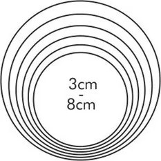 TESCOMA Vykrajovátka kulatá DELÍCIA, 6 ks