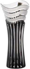 Váza  Dune, barva černá, výška 180 mm