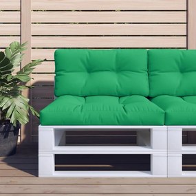 vidaXL Poduška na palety 80 x 40 x 12 cm textil [314468] Barva: Zelená