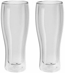 Zwilling Sorrento dvoustěnná sklenice na pivo, 414 ml, 2 ks 39500-214