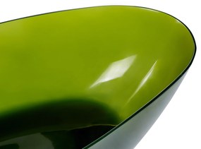 Volně stojací vana 169 x 78 cm zelená BLANCARENA Beliani