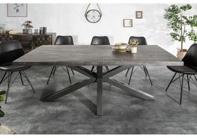 Massive home | Jídelní stůl GALAXIE 200 CM šedý masiv mango