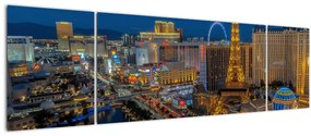 Obraz nočního Las Vegas (170x50 cm)