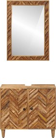 Sada koupelnových skříněk 2 ks 62 x 33 x 58 cm 3310177