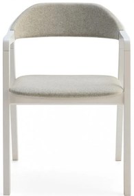 BILLIANI - Dřevěná židle s čalouněným sedákem LAYER 090
