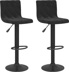 vidaXL Barové židle 2 ks samet [333728] Barva: světle šedá