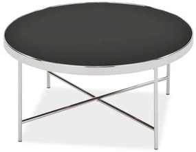 Konferenční stolek Glennie (černá + chromová). 1050196