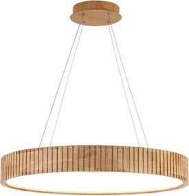 Brilagi - LED Lustr na lanku FALCON WOOD MODERN LED/40W/230V pr. 60 cm dřevo