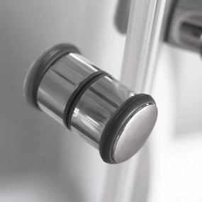 Roltechnik Outlet Čtvrtkruhový sprchový kout APOLLO CHROME + vanička Varianta: rozměry: 80x80 cm - (APOLLO/80x80 - 4000612), Barva profilů a typ výplně: profily: brillant, výplň: Matt glass