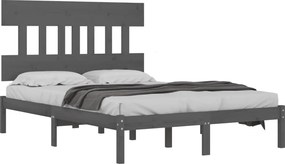 vidaXL Rám postele masivní dřevo 120 x 200 cm [3104735] Barva: Černá