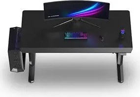 ULTRADESK Quest černá / Herní stůl / 140 x 70 x 72 - 120 cm / nastavit