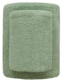 Bavlněný ručník Irbis 70x140 cm zelený