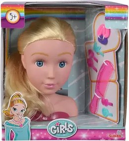 SIMBA Česací hlava blondýnka / 19 cm / od 5 let
