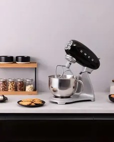 Smeg Stolní mixér 50's Style černá / Stolní mixér / 800 W / 4,8 l / 10