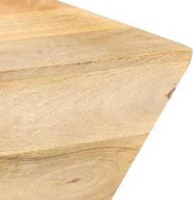 Konferenční stolek ve tvaru V 66 x 66 x 30 cm masivní mangovník 320387