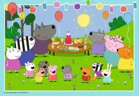 Ravensburger - Puzzle - Prasátko Peppa na oslavě / 2x24 dílků / od 4 l