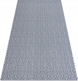 Koberec Eko Sisal Casa 172x270 cm Romby granátový #D581