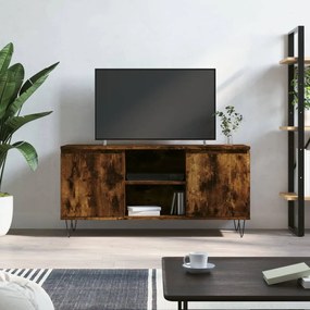 vidaXL TV skříňka kouřový dub 104 x 35 x 50 cm kompozitní dřevo