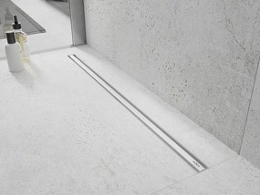 Mexen Flat 360° Slim rotační liniový odtok 130 cm, bílý - 1241130