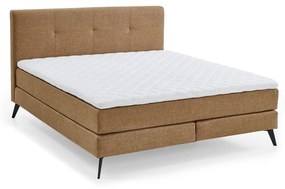 Hnědá boxspring postel 180x200 cm ANCONA – Meise Möbel