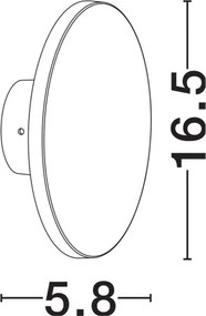 Stropní LED svítidlo NOVA LUCE TOWER 8W 3000K IP54 9030824