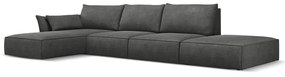 Šedá rohová pohovka (levý roh) Vanda – Mazzini Sofas