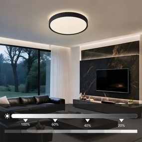 BRILAGI - LED Stmív. strop. sv. ORINO LED/54W/230V 3000-6000K černá pr. 43 cm+DO
