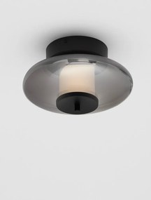 Matně černé skleněné LED stmívatelné stropní svítidlo Ballet – Nova Luce